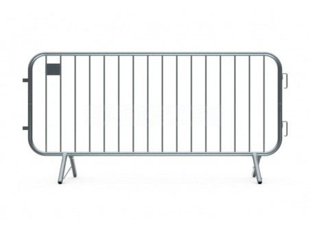 Qatar Fixed Leg Foot Economy Metal Crowd Barrier